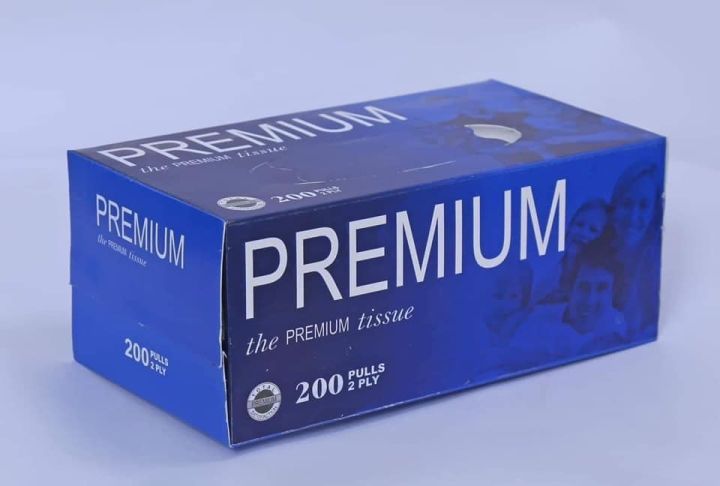 Premium Facial Box Tissue 200 Pulls 400 Sheets - Pack Of 2 | Daraz.com.np