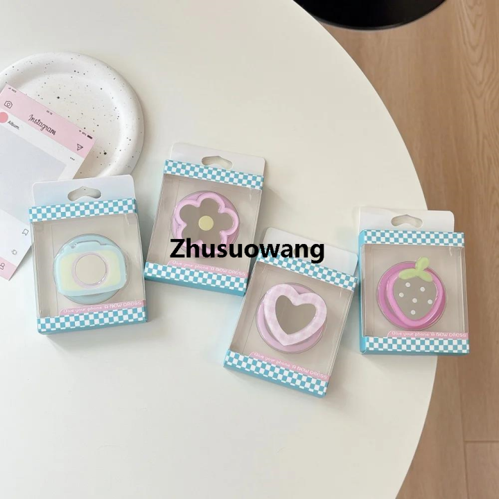 Zhusuowang Korean Cute Mirror For Magsafe Magnetic Phone Griptok Grip ...
