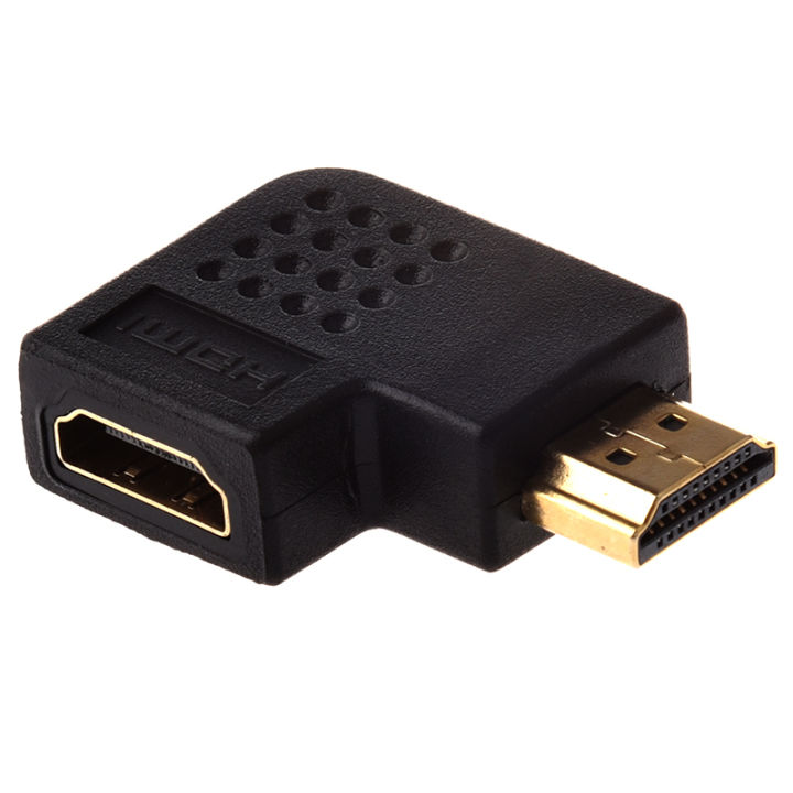 HDMI Male To HDMI Female Right Angle Port Adapter | Daraz.com.np