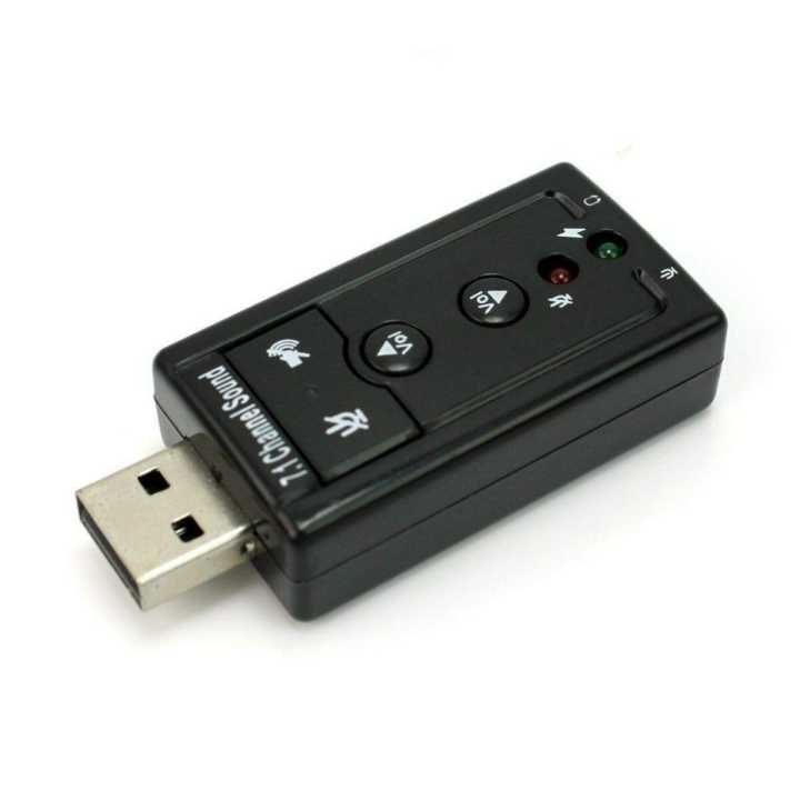 Usb 7.1 Channel 3D Stereo Audio External Sound Card Adapter With Mic ...