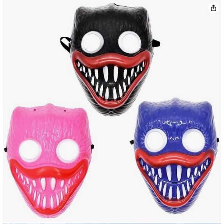 Tomicy 3 Color Huggy Wuggy Party Masks for Kids Birthday Party - Blue ...