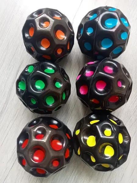 Super Bouncing Moon Crater Texture Fidget Ball Bounce Ball Anti Stress ...