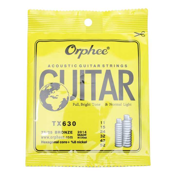 Orphee TX630 11 Gauze Acoustic Guitar String set | Daraz.com.np