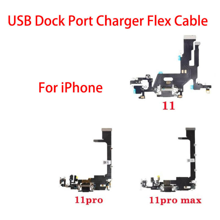 USB Charger Port Dock Connector Flex Cable Charging with Microphone For ...