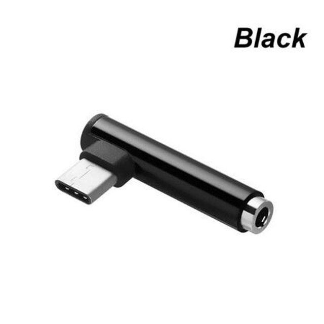 L Type Usb C Adapter 3 5 Mm Jack To Type-C Adapters For P10 P20 Pro ...