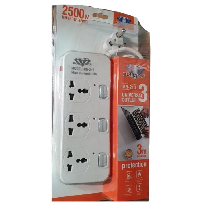 Extension Board(Multiplug)-3 pin | Daraz.com.np