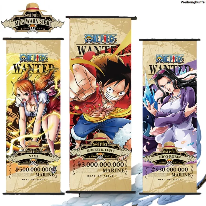 WeihonghunfeiBandai One Piece Poster Hanging Picture Luffy Nami Zoro ...