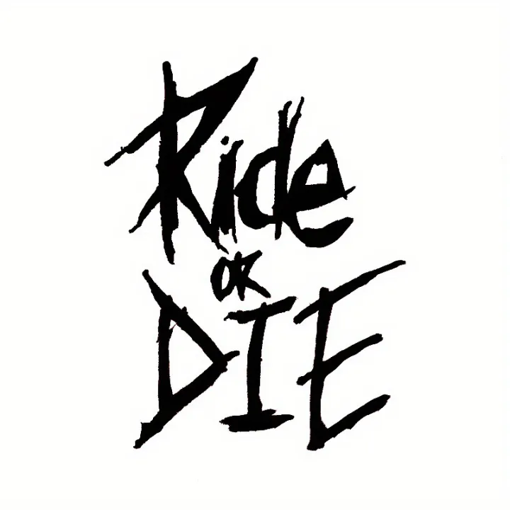Car Stickers Ride Or Die Ride Or Die Reflective Stickers Car Motorcycle Mountain Bike Stickers ...