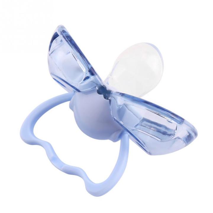 Mumlove Baby Pacifier, Newborn Baby Safety Silicone Thumb Type ...