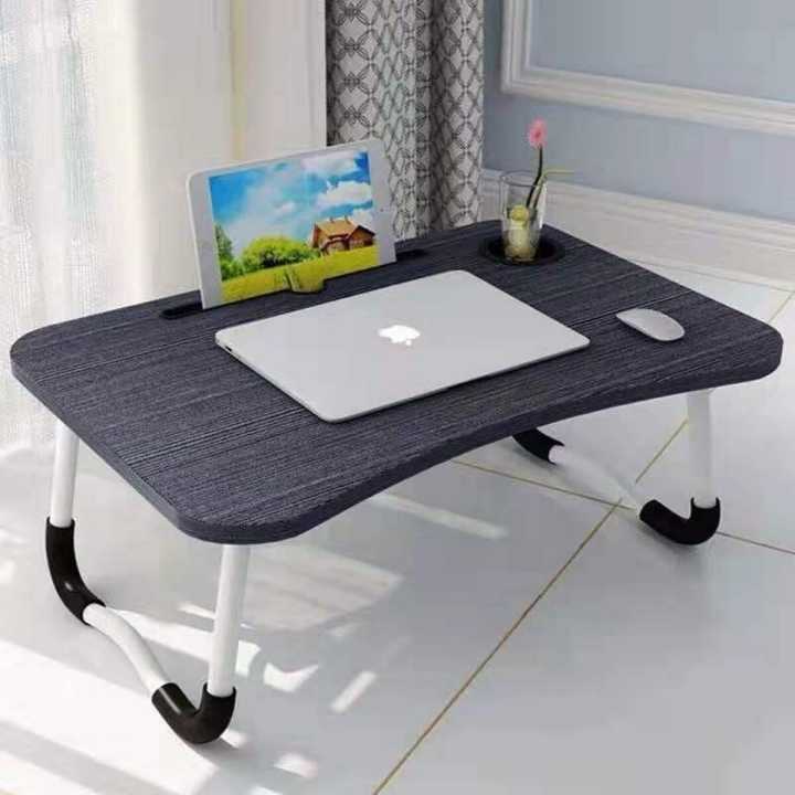 Black Foldable and Portable Multi-Purpose Laptop Table Stand | Daraz.com.np