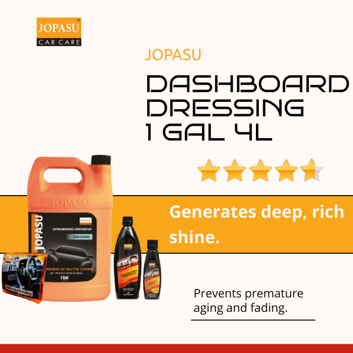 Jopasu Dashboard Car Dressing Interior & Exterior Cleaning and Shining 1Gal 4L | Daraz.com.np
