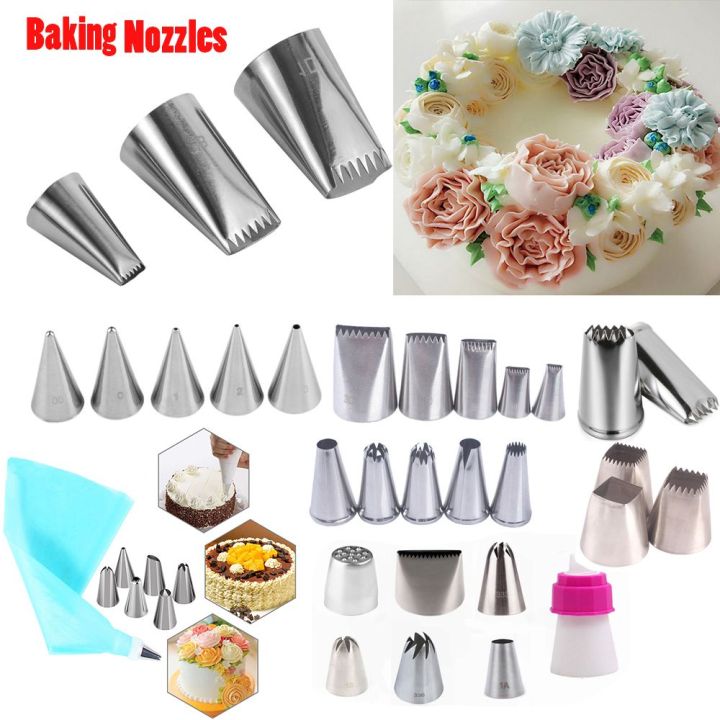 Bakery Pastry Tips Cupcake Kitchen Accessories Ice Cream Tool Baking ...