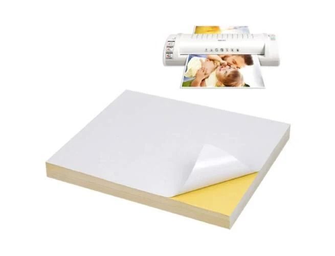 Matt Sticker Label Paper Self Adhesive for Laser and Inkjet Printer ...