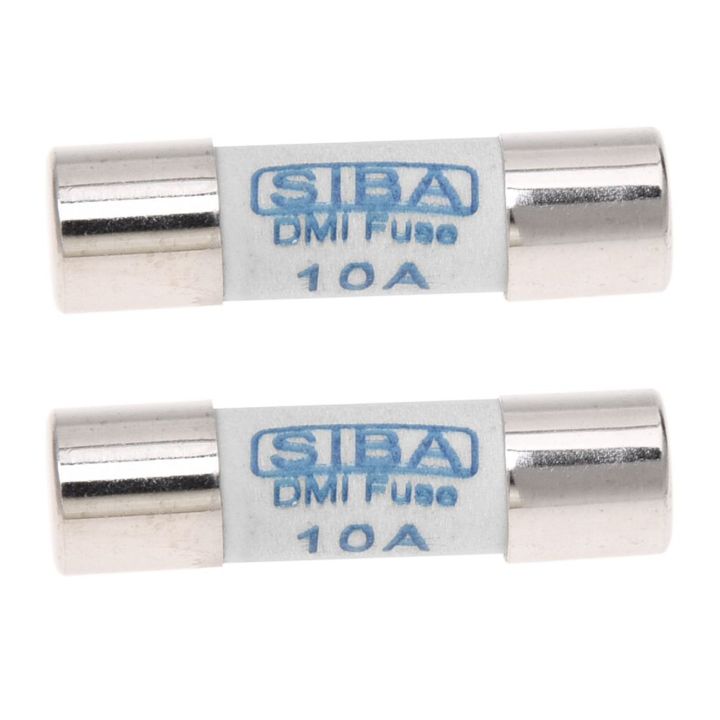 2X Multimeter 10 x 38mm 1000V 10A Cylinder Ceramic Fuse White | Daraz ...