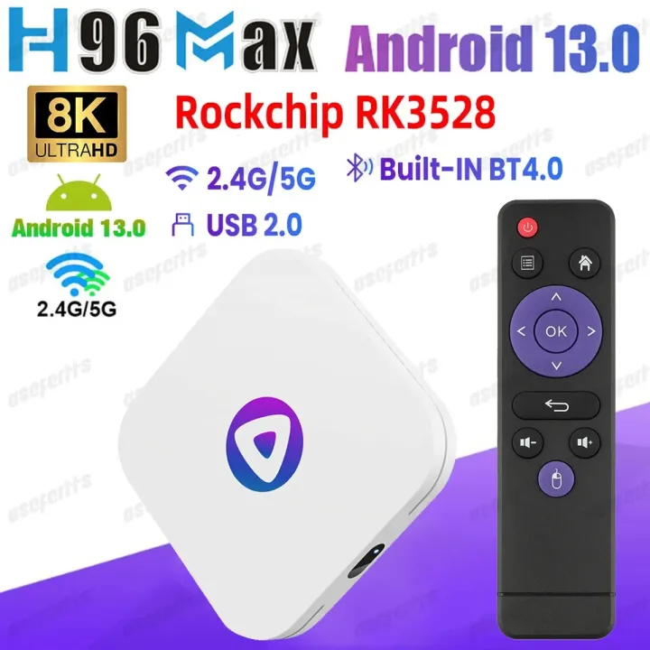 H96 Max M1 Android 13 4GB Ram 32GB Rom, 4K 8K Digital Smart TV Box ...