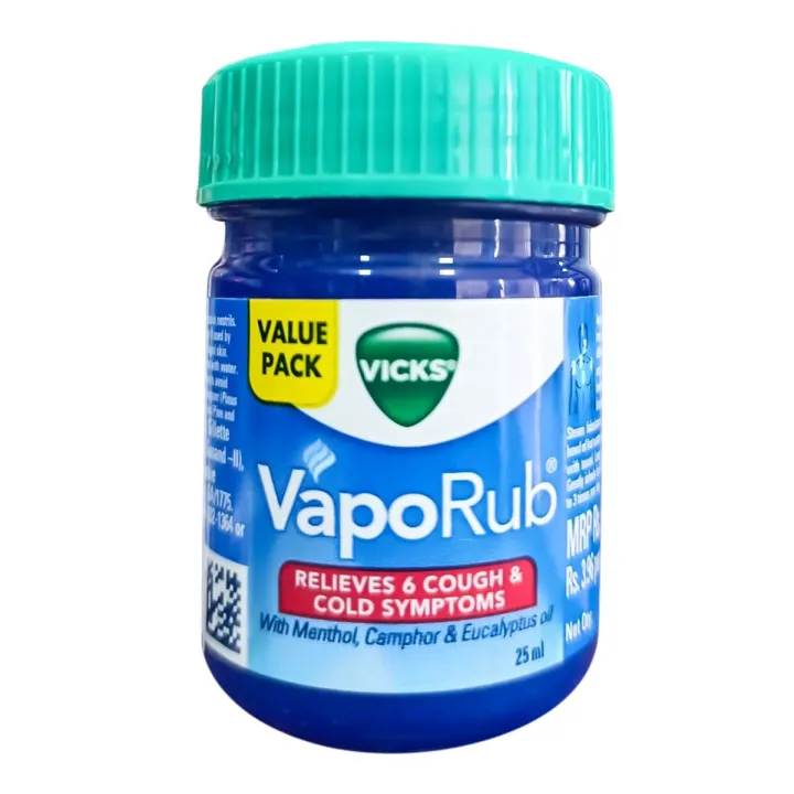 Vicks VapoRub - Relieves 6 Cold Symptoms 25ml Pack Of 2 | Daraz.com.np