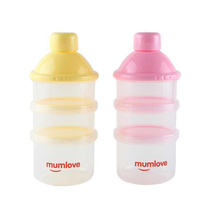 3-Layer Portable Baby Milk Powder Storage Container - Eco-Friendly BPA ...