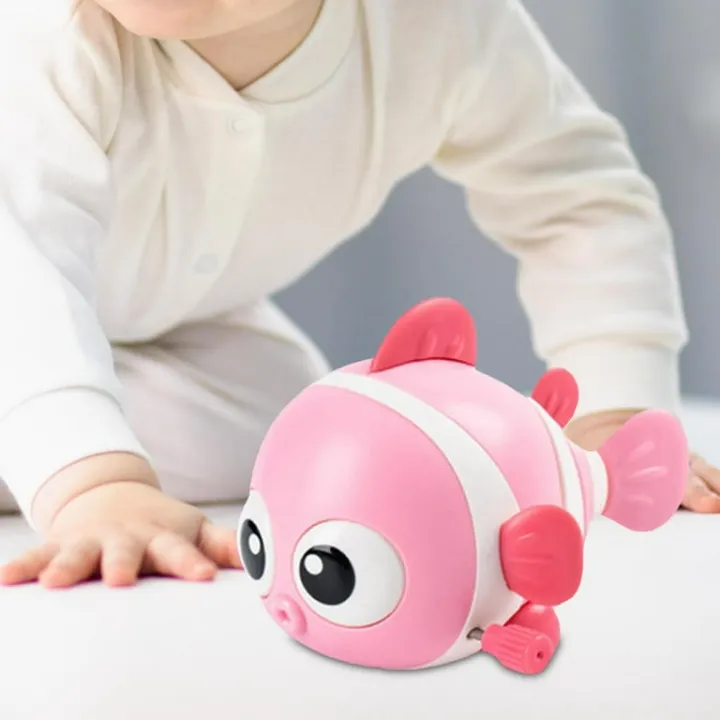 Clown Fish Swimming Bath Toys Floating Wind Up Toys for Baby Toddlers ...