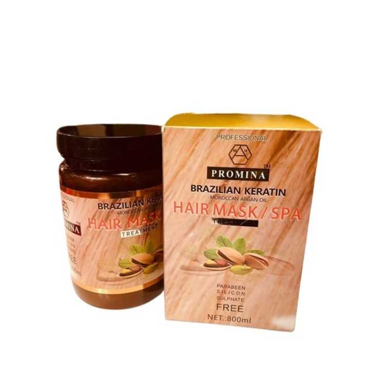 Professional Promina Brazilian Keratin Hair Mask/SPA 800ML | Daraz.com.np
