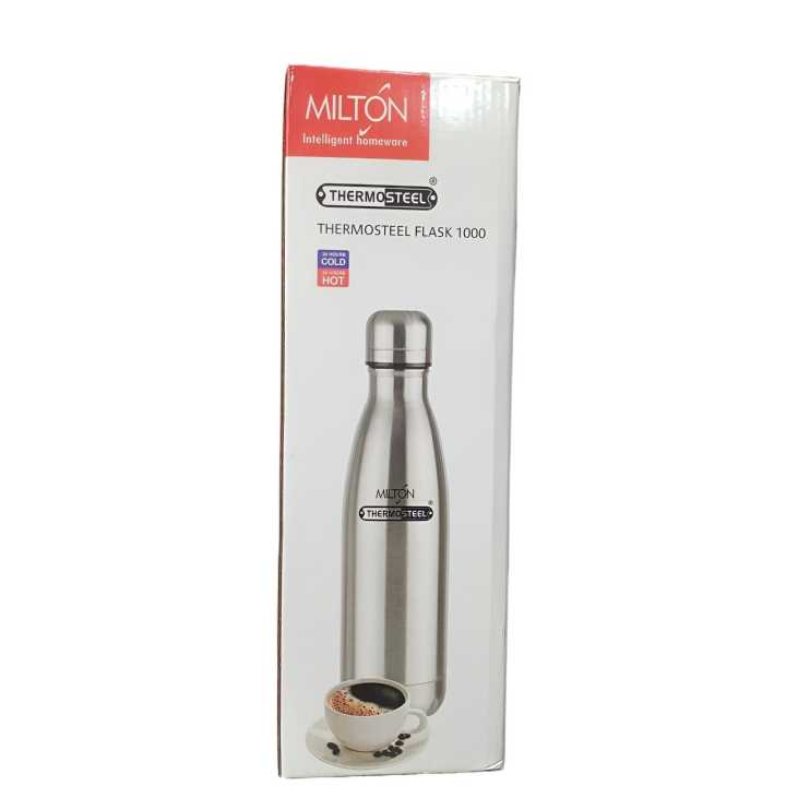 Milton 1000ML Thermos Stainless Steel Water Bottle Thermosteel Flask 1 ...