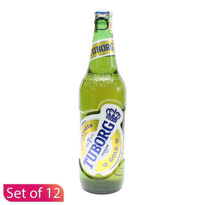 Tuborg Gold Beer 650ml Set of 12 | Daraz.com.np