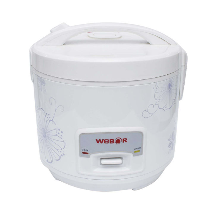 White Webor Rice Cooker 500W 1.5L (WBRC15DM) | Daraz.com.np