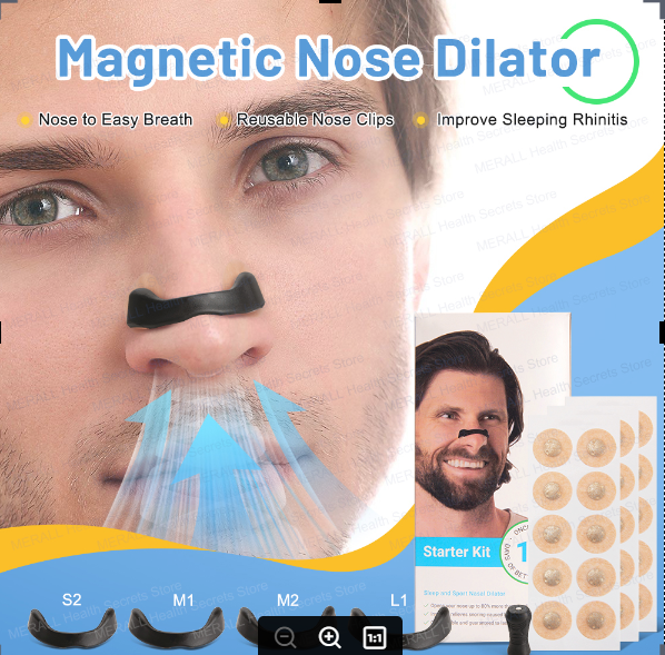 Reusable Magnetic Nasal Dilators for Snoring Relief– Comfortable Anti ...