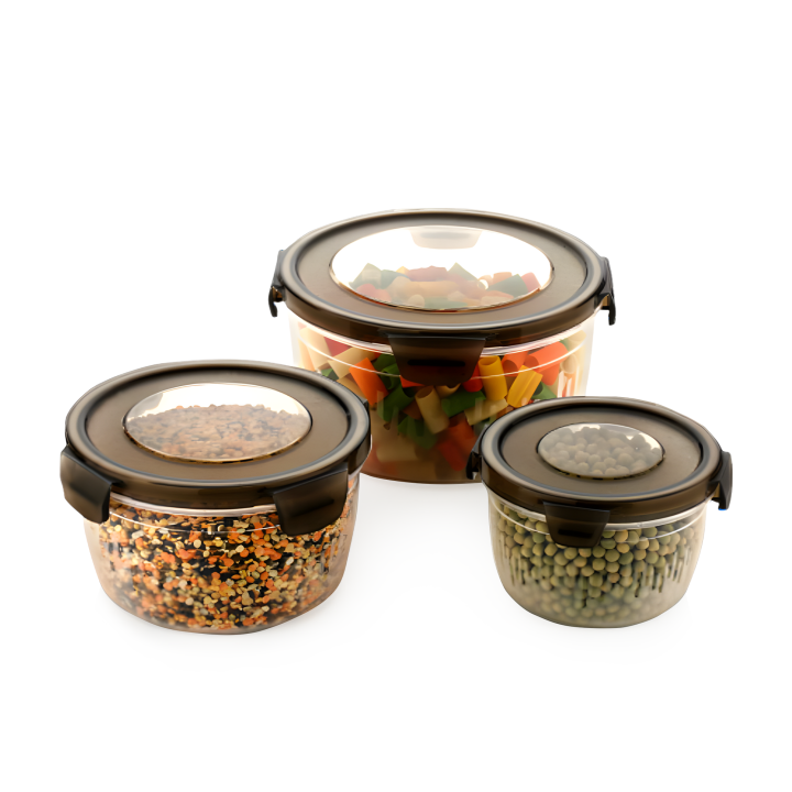 Unirize Stainless Steel Lock & Lock Container 600/1200/1800 Ml 3 Pcs ...