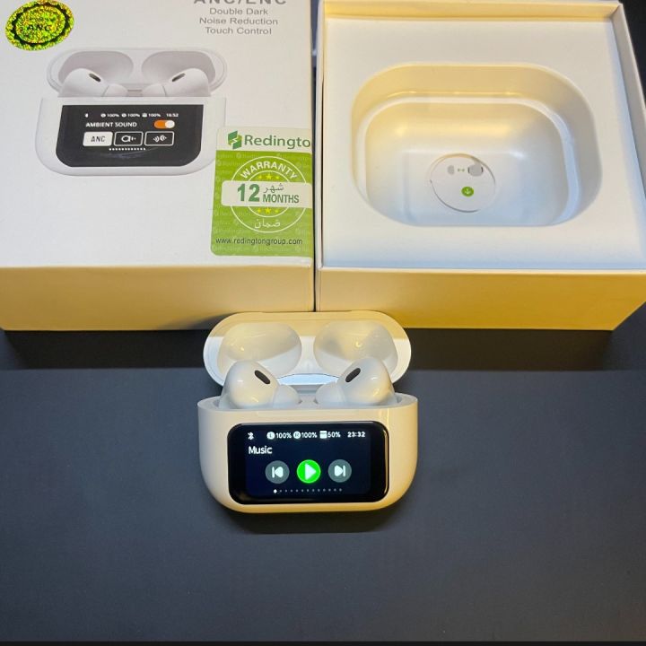 Dongzhu A9 Pro LCD Screen AirPods Digital Display ANC Wireless Earbuds with Touch Screen ...