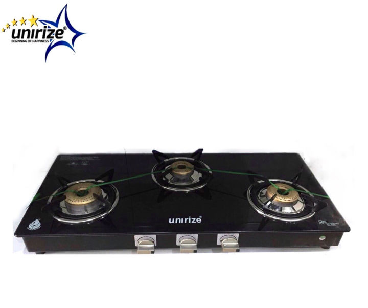 Unirize 3 Burner Auto Gas Stove Blanco | Daraz.com.np