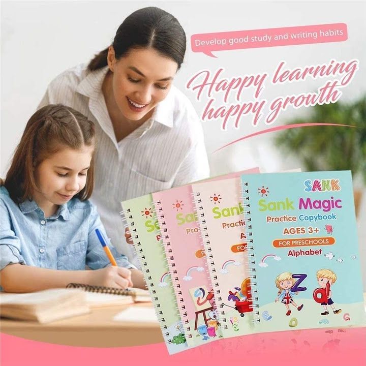 4 PCS Sank Magic Practice Copybook | Daraz.com.np