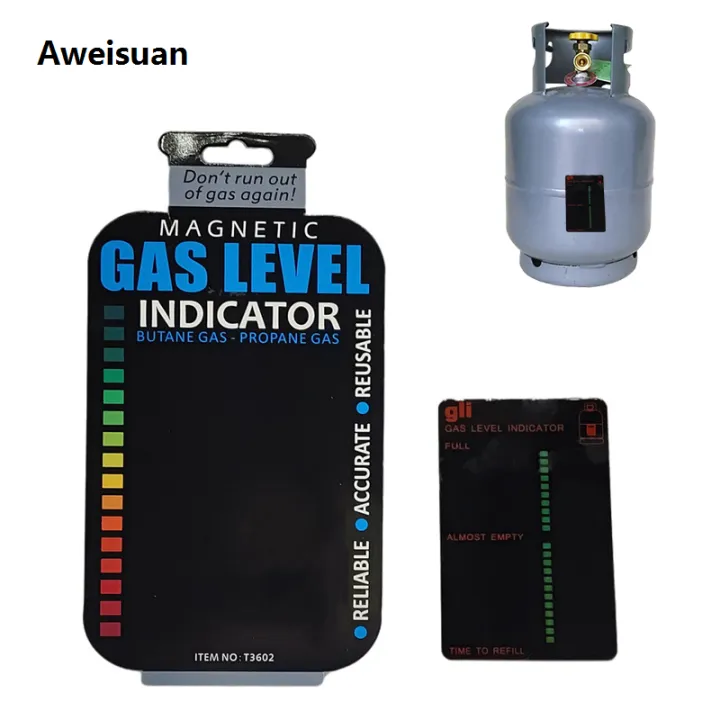 Aweisuan Magnetic Gas Cylinder Tool Gas Tank Level Indicator Propane ...