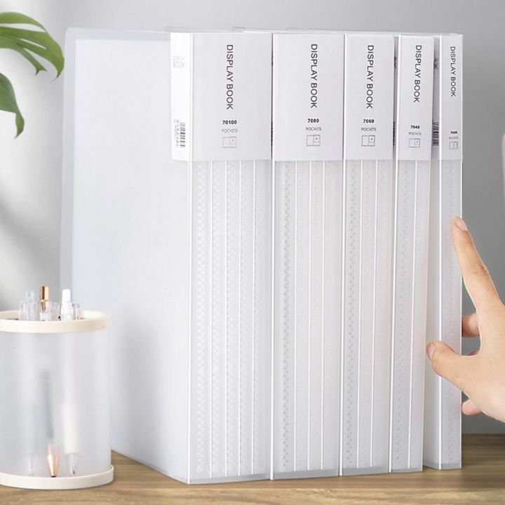 Large Capacity A4 File Folder Picture Album Transparent Waterproof ...