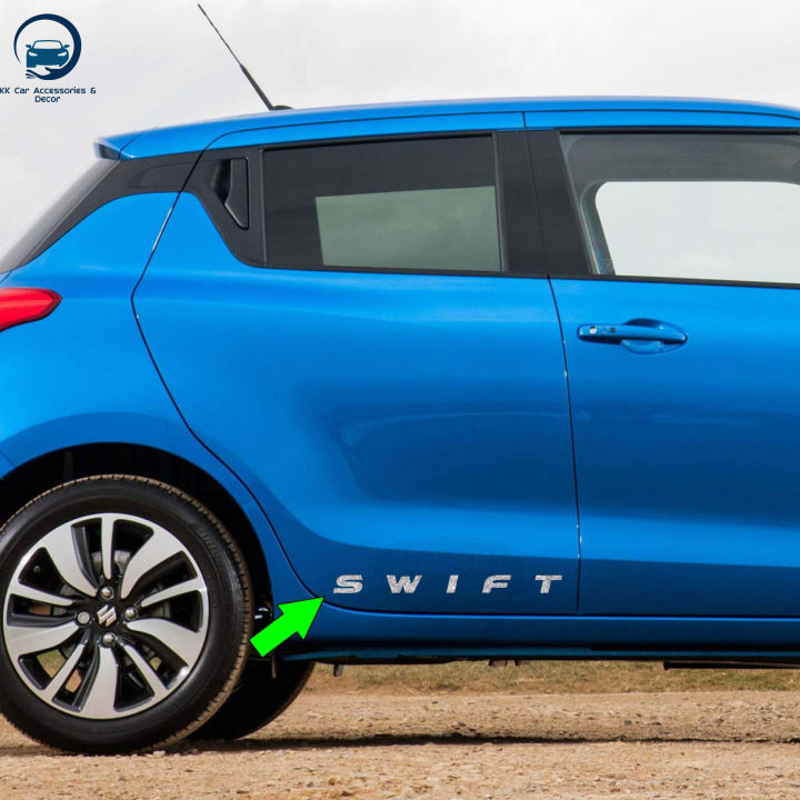 Swift 3D Letters Car Chrome Logo Emblem Letters for Bonnet | Daraz.com.np