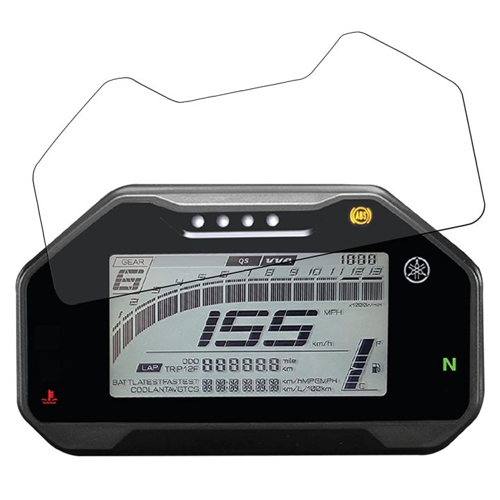 Bike Speedometer Screen Protector Scratch Guard Compatible For Yamaha ...