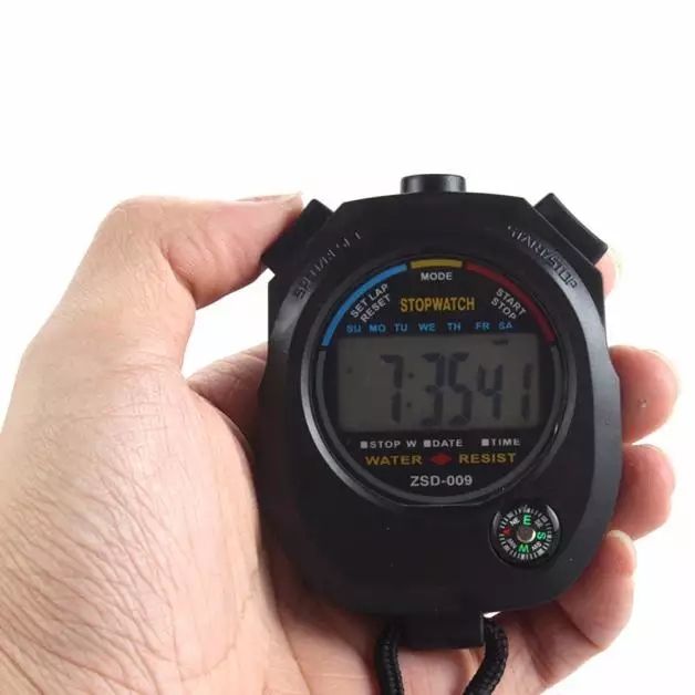 Classic Digital Professional Hand-Held Lcd Sports With Stopwatch String ...