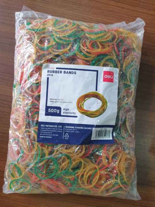 Multi Colour Rubber Band 500 Gram for Packaging and tying | Daraz.com.np