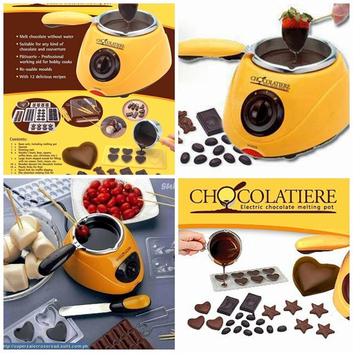 Chocolate Fountain Fondue Melt Pot Household Diy Dessert Machine Electric 220V 25W Oven Melting Pot 0.25 L Daraz .np