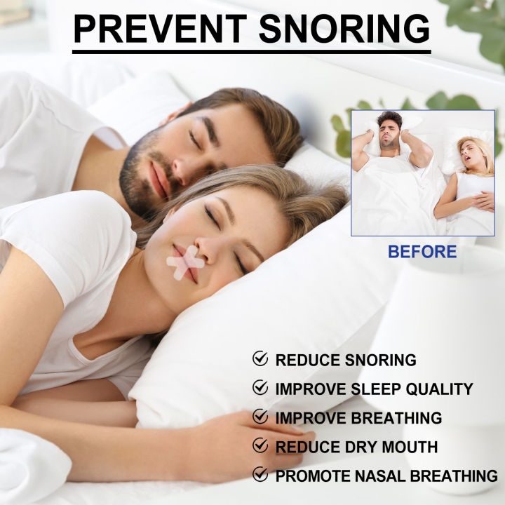 EELHOE Anti-Snoring Tape Sleep Seal, Anti-Snoring, Open Mouth Breathing ...