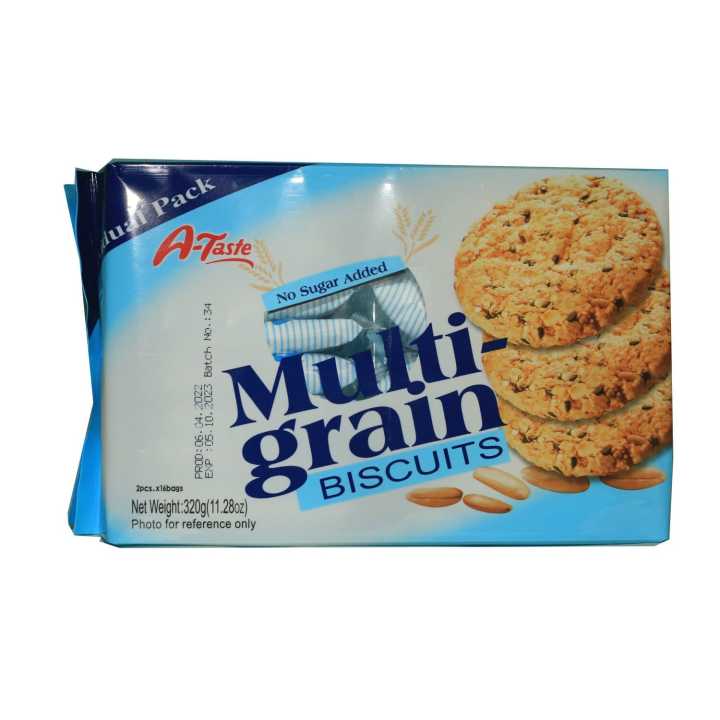 A-Taste Multi-grain Biscuits (Sugar-Free) 320 gm | Daraz.com.np