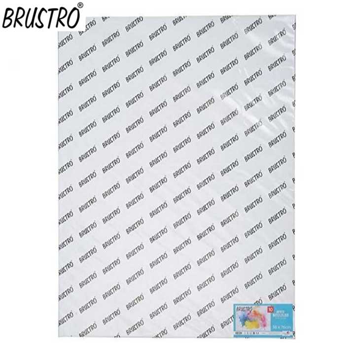 Brustro Artists Watercolour Paper 25% Cotton Cold Pressed 300 GSM Size ...