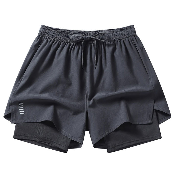 Men Running Gym Compression Shorts with Inner Tights | Daraz.com.np