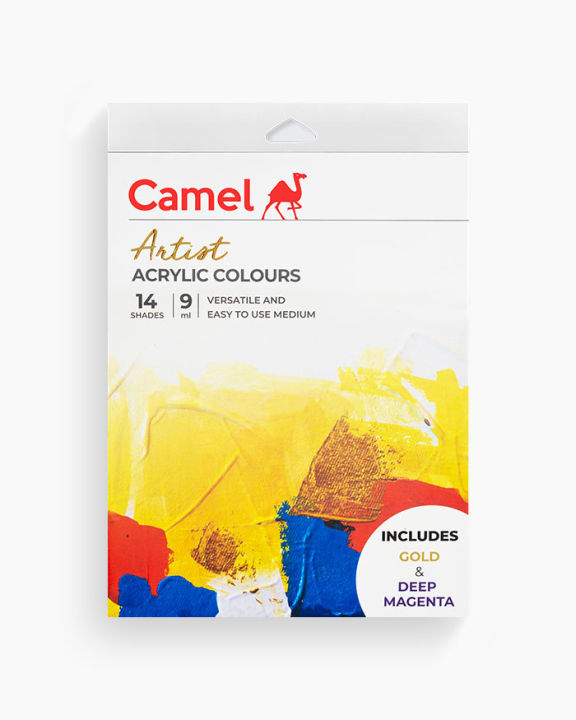 Camel Artist HD Acrylics 9 ML (Set of 14 Shades) | Daraz.com.np
