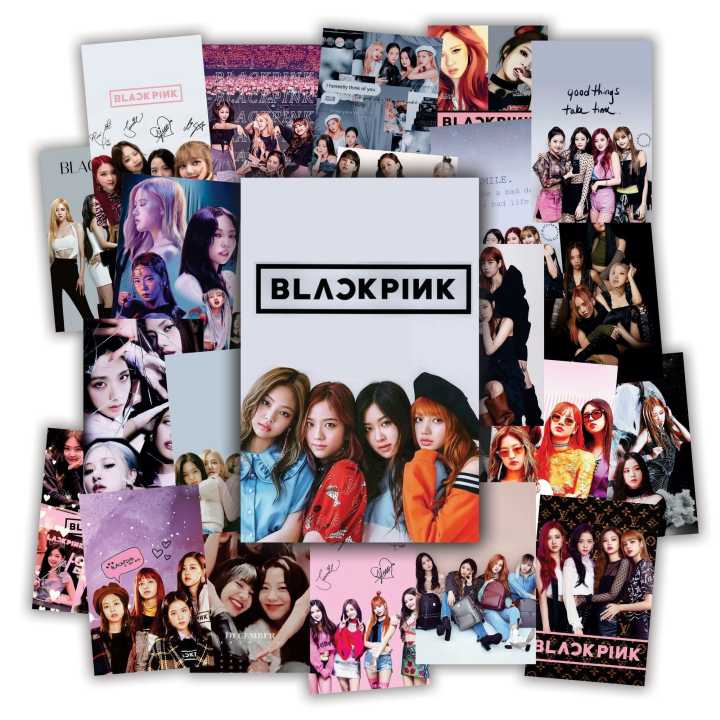 KYVOR Blackpink Collectible Sticker Pack of 25pcs (9cm x 6cm) | Daraz ...