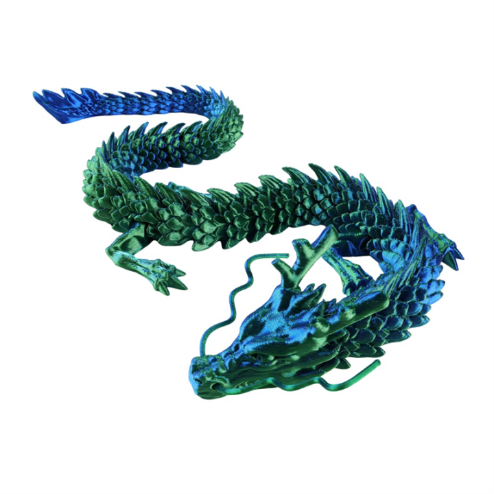 Chinese Dragon Fish Tank Landscaping Decoration 60cm 3D Printed ...
