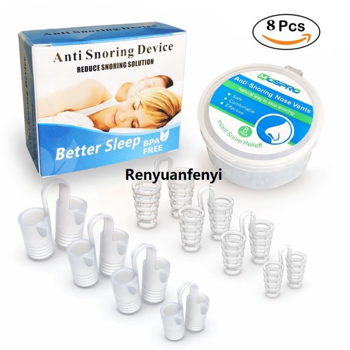 Renyuan 【Shop the Latest Trends】8Pcs/Box Anti Snoring Breathe Easy ...
