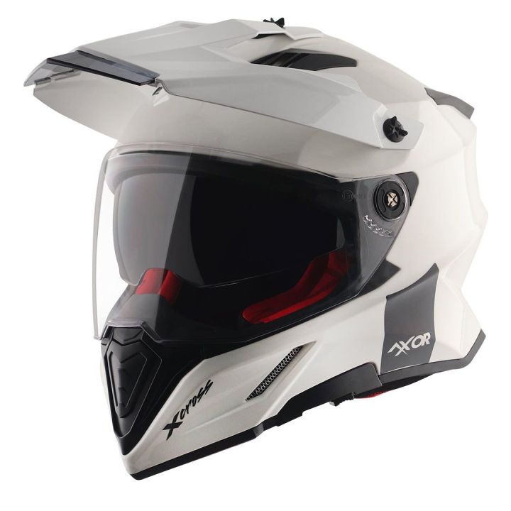 AXOR X CROSS DUAL SPORT FULL FACE HELMET WITH ANTIFOG VISOR (XCROSS ...