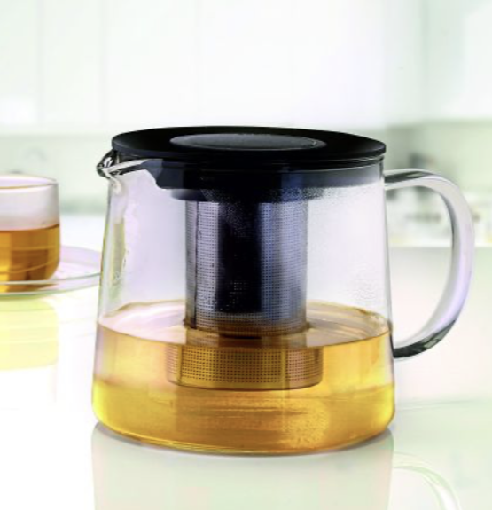 Glass Tea Pot Carafe With Stainless Strainer / Infuser 600ml | Daraz.com.np