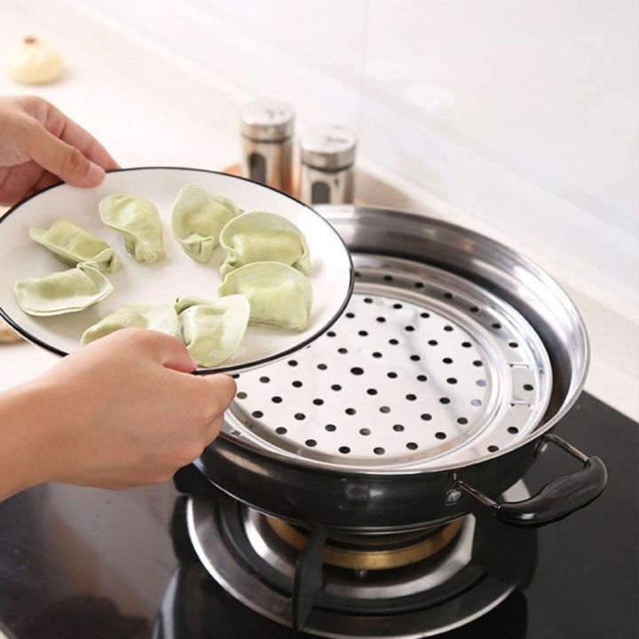 New Cookware Insulated Stainless Steel Three-leg Steamer Tray Shelf ...
