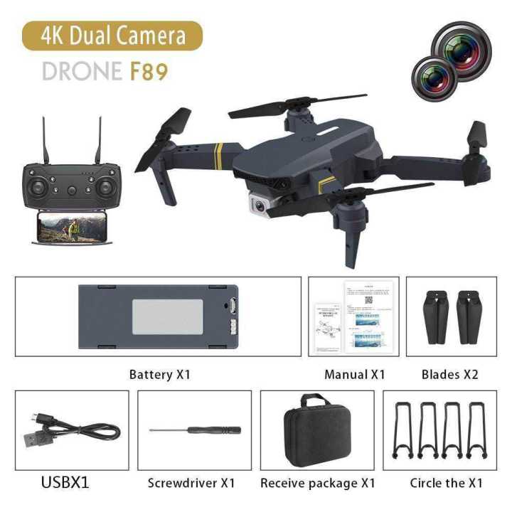 Drone With Hd Camera, Dual Battery, Camera And Bag | Daraz.com.np